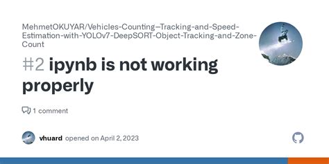 Ipynb Is Not Working Properly · Issue 2 · Mehmetokuyar Vehicles Counting Tracking And Speed