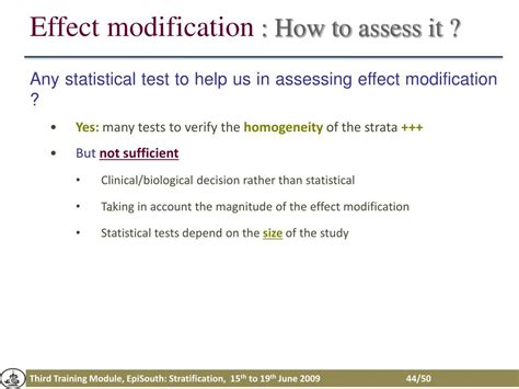 Ppt Stratification Confounding Effect Modification Powerpoint