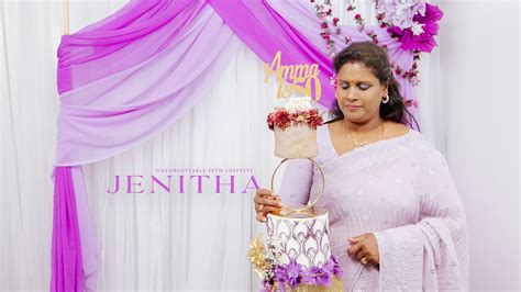 50 And Fabulous Jenithas Unforgettable Birthday Slideshow Yr Productions Youtube