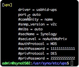 Connect A ESXi Host To A UPS Connected To A Synology NAS Lots Of Emryl
