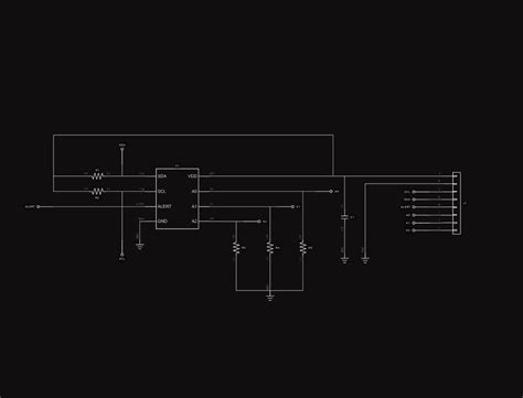 Schematic Symbol For Mcp9808 I2c Temperature Sensor This I2c