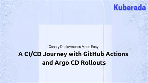 Donald Lutz On Linkedin Canary Deployments Made Easy A Ci Cd Journey With Github Actions And Argo…