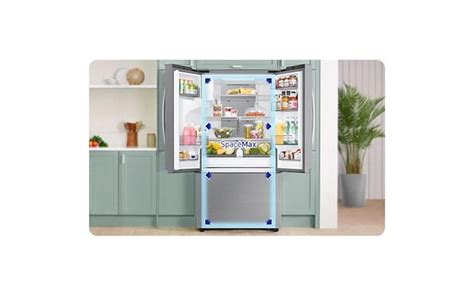 Samsung 36 Inch 31 Cu Ft French 3 Door Refrigerator With Smartthings Energy Rf32cg5400sraa