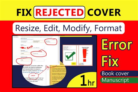 Fix Error Book Resize Format Book Cover Amazon Kdp Lulu Ingramspark By Kdpdeal Fiverr