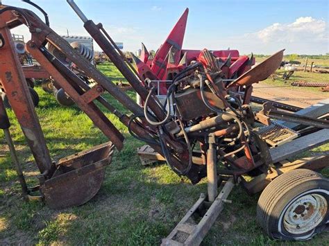 Backhoe Attachment Mounted On Trailer W Pto Drive Pump Ziemer