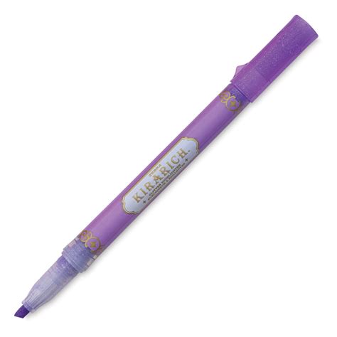 Zebra Kirarich Glitter Marker Purple