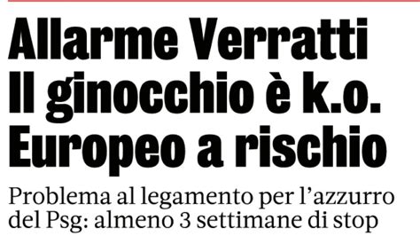 Guillaumemp On Twitter Marco Verratti Pourrait Manquer Leuro Avec L
