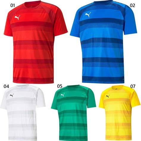 Puma プーマ メンズ チームビジョン Teamvision フープ ゲームシャツ サッカーウェア フットサルウェア トップス 半袖tシャツ