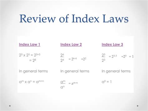 Ppt Indices Powerpoint Presentation Free Download Id3466736
