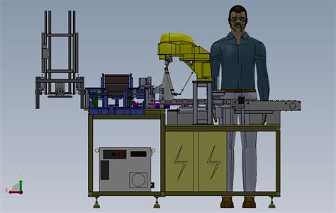 自动组装装盒机 SOLIDWORKS 2012 模型图纸下载 懒石网