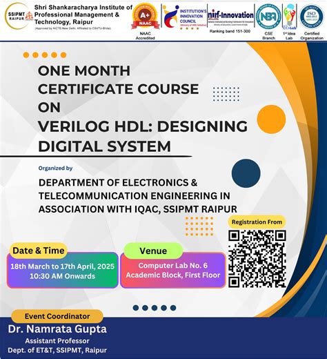 🔧 Successfully Wrapped Up The One Month Certificate Course On Verilog Hdl Designing Digital