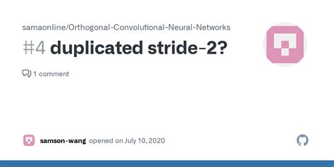Duplicated Stride Issue Samaonline Orthogonal Convolutional Neural Networks GitHub