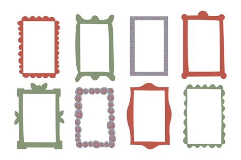 Coloured Funny Frames Graphic By Oxi An · Creative Fabrica