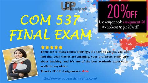 Com 537 Final Exam Questions Answers Pdf Download By Uop E