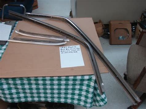 1963 1964 Chevrolet Impala Roof Rail Weatherstrip Retainers Ss 327 348