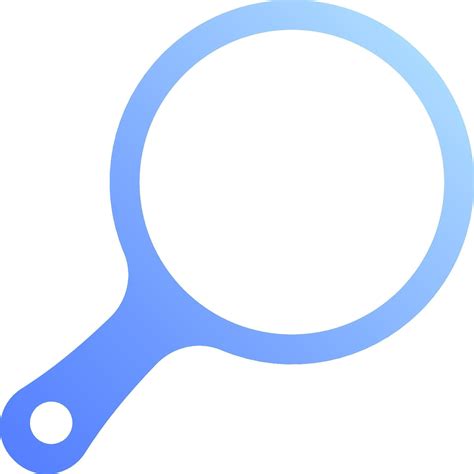 A Blue Magnifying Glass Icon On A White Background 51161946 Vector Art