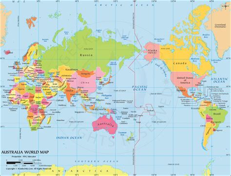 Australian World Map