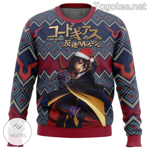Code Geass Alt Text Xmas Ugly Christmas Sweater Tagotee