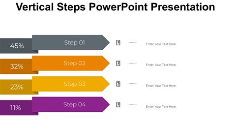 Vertical Steps Powerpoint Presentation Pptuniverse