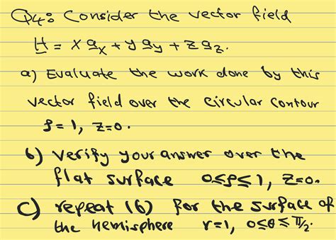Solved Q Consider The Vector Chegg