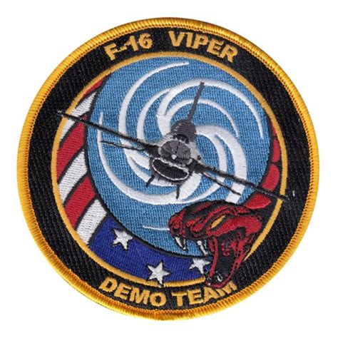 F 16 Viper Demo Team Patch F 16 Ftg Falcon Viper Demo Tm