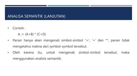 Analisis Semantik Kode Antara Dan Pembangkitan Kode 2pptx