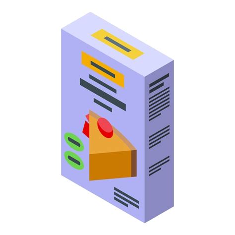 Premium Vector Isometric Server Rack Vector Illustration