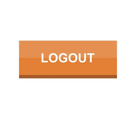 Premium Vector Logout Button