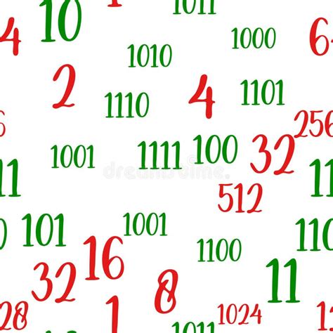 Decimal Code Seamless Pattern Programming Pattern Algebra And