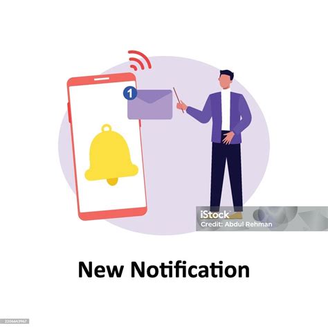 Ilustración De Nueva Ilustración Vectorial De Notificación Que Se Puede