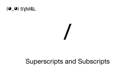 Superscripts And Subscripts 48 Symbols Unicode Range 2070 209f