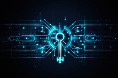 Premium Ai Image Cybersecurity And Data Privacy Protection Concept Lock Generative Ai