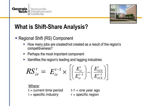 Ppt Shift Share Analysis Mix And Share Analysis Powerpoint