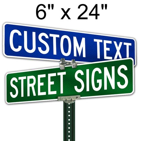 Custom Street Signs Metal Street Sign Personalized Street Sign