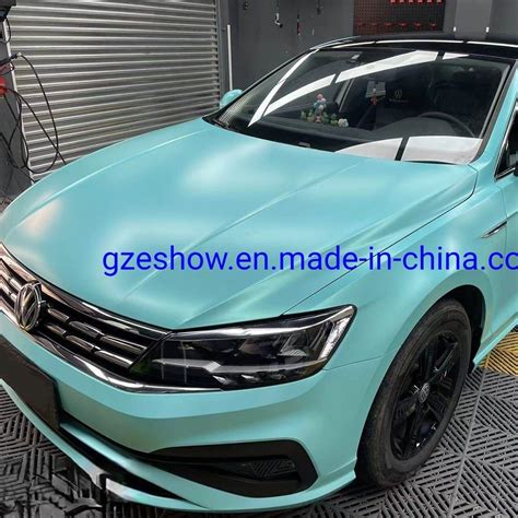 Pearl Metallic Tiffany Vinyl Car Wrap Film For Car Wrapping China Car