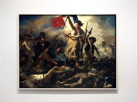 Eugene Delacroix Liberty Leading The People 1830 Reproduction Of
