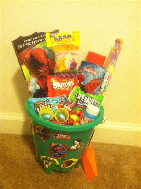 Spider Man Easter Basket Mens Easter Basket Easter Baskets