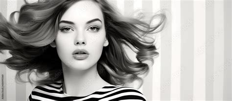 Standing Against A White Background The Isolated Woman Catches Peoples Attention With Her Retro