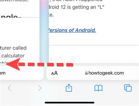 How To Switch Between Tabs In Safari On Iphone
