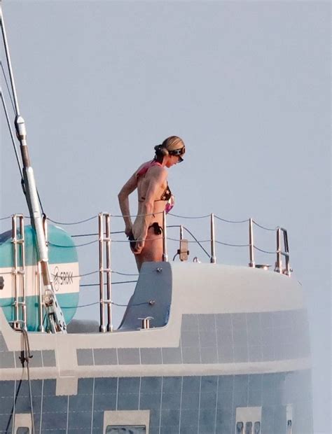 Paris Hilton In Bikinis At A Luxury Yacht In Saint Tropez 07312024
