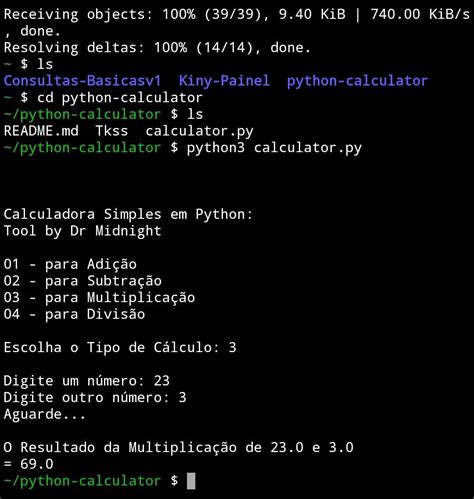 Github Midd Vil Python Calculator Esta Uma Ferramenta De C Lculo Simples Feita Totalmente