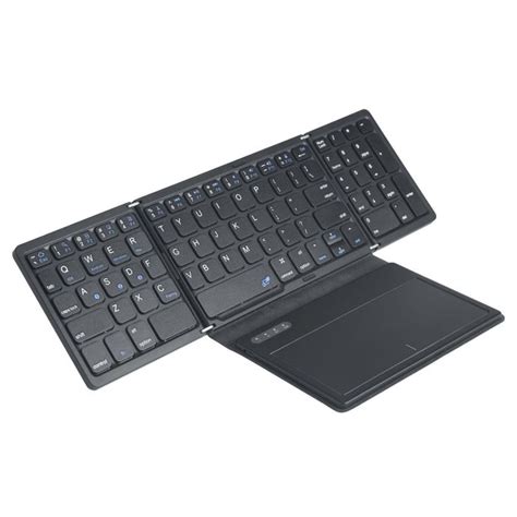 تسوق Ultra Thin Wireless Keyboard Four Fold With Large Touchpad Bt Keyboard Tablet Silent Mini