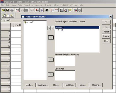 Chapter 11 Table 1 Using Spss Statistics Designing Experiments And