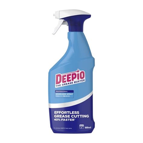 Deepio Professional Degreaser Spray 800ml 6 Pack Jd476 Nisbets