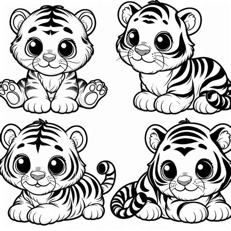 84 Tigres Para Colorear Descargar E Imprimir Gratis