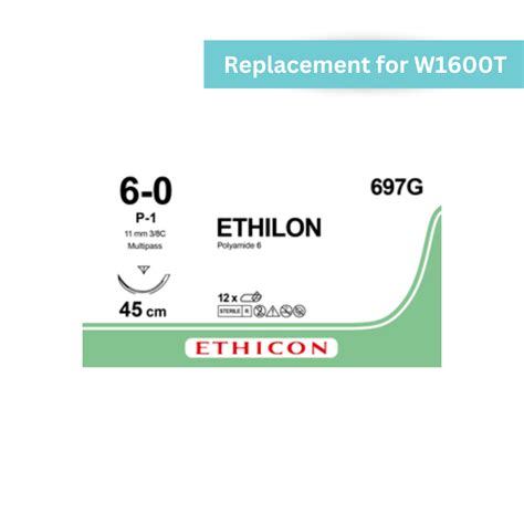 697g Ethilon Black 6 0 Monofilament Prime Barrier Healthcare