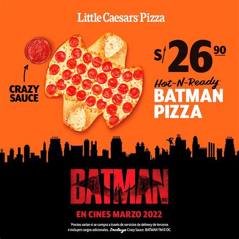 Little Caesars Anuncia Que La Pizza De The Batman Llega A Perú Surtido