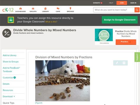 Ck 12 Arithmetic Division Of Rational Numbers Unit Plan For 8th 9th