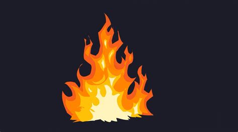 Fire Cartoon Animation