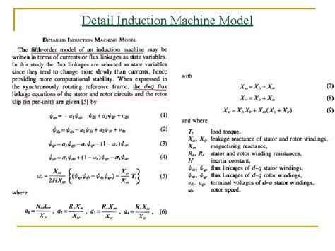 Papers On The Induction Motor Transients Common Types
